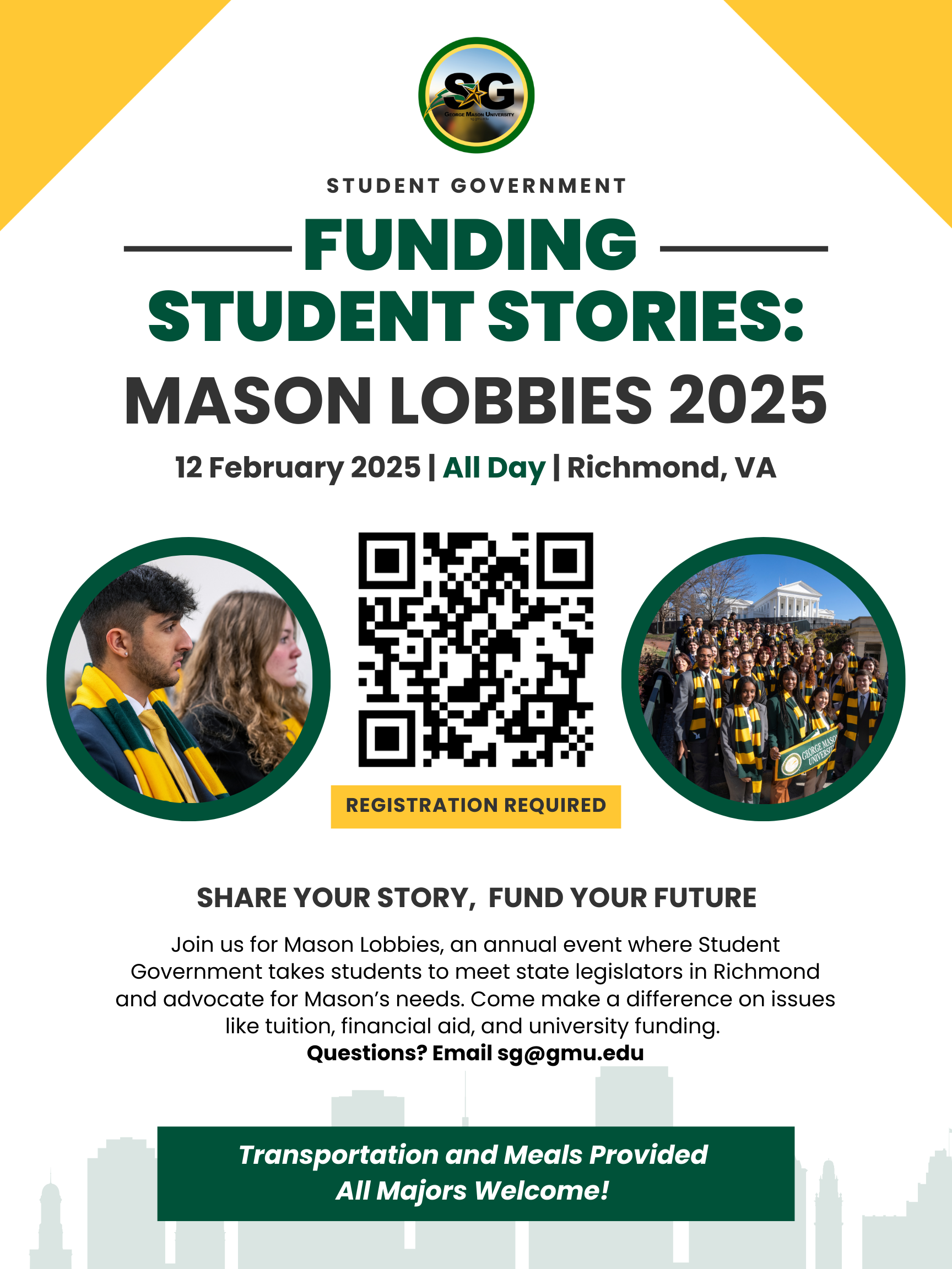 Join Student Government for Mason Lobbies 2025! | Costello College of ...